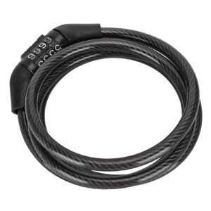 Bike Lock Cable, Security Bike Lock with 4 Digit Combination Bicycle Lock for Outdoor Equipment