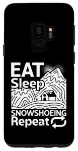 galaxy s9 snowshoeing boots snowshoes hiking shoes trails case