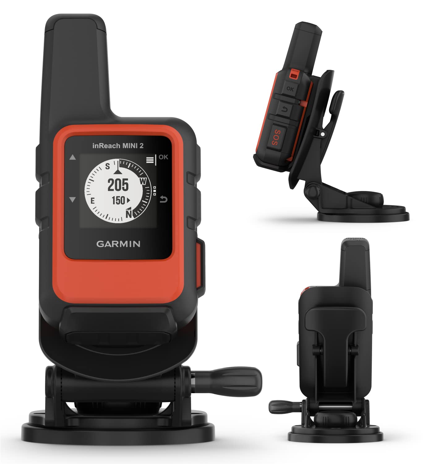 Wearable4U - Garmin inReach Mini 2 Marine Bundle, Compact Satellite Communicator, Portable Boating Handheld with Power Bundle