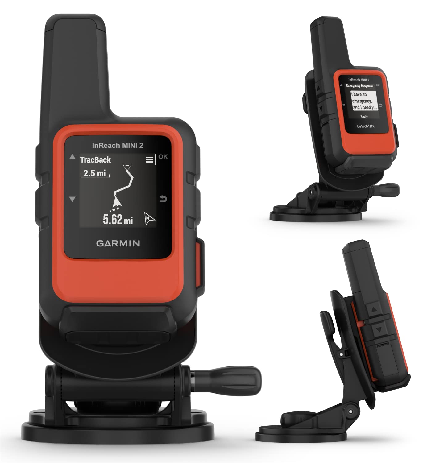 Wearable4U - Garmin inReach Mini 2 Marine Bundle, Compact Satellite Communicator, Portable Boating Handheld with Power Bundle