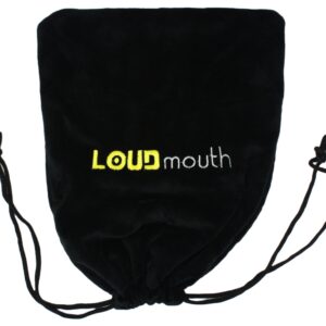 LOUDmouth Soft Velvet Studio Microphone Carry Bag | Podcast Mic Pouch Dust Cover with Drawstring | Protect from Dust, Dirt, Scratches | 12" x 8.5"