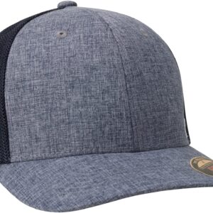 Hurley Men's Caps - Mini Icon Mesh Panel Baseball Cap - Fitted Hats for Men, Size Large-X-Large, Obsidian