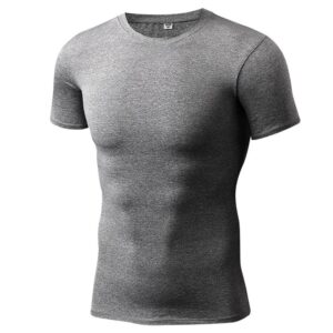 Valcatch 1/2/3 Pack Compression Shirts Men Short Sleeve Moisture Wicking Athletic Workout Shirt Gym Running Base Layer