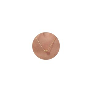 vriua gold necklace for women, dainty gold necklace 14k gold plated ball pendant necklace simple box chain necklace delicate jewelry everyday for women