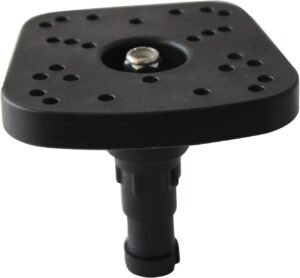 blkgjtf 0368 universal fishfinder mount - black, boat fish finder electronics mount, fish finder mount