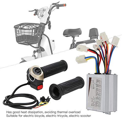 RiToEasysports 24V 500W Brush Controller with LCD Display Electric Quantity Throttle Handle Universal Kit