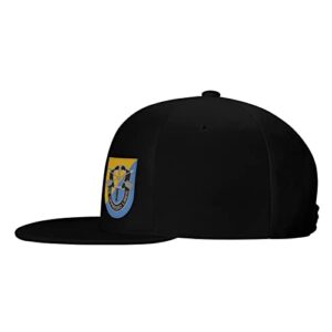 8th Special Forces Group Hats for Men and Women Flat Bill Baseball Cap Adult Adjustable Trucker