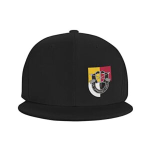 Rqwaaed US Army 3rd Special Forces Group Hats for Men and Women Flat Bill Baseball Cap Adult Adjustable Trucker