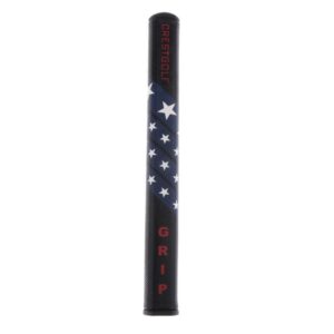 pistro comfortable golf putter grip protective cover, 265mm - lightweight & anti, waterproof pu leather & soft fva inner tube - black