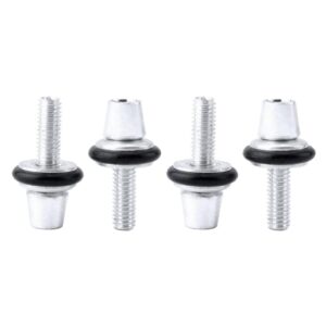 barenx 4pcs aluminum alloy road bike fixed gear v/c brake caliper screws m6