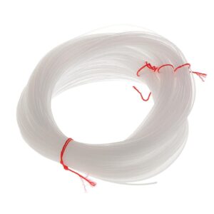 barenx 100 meters clear nylon cord string thread fishing line for casting fishing