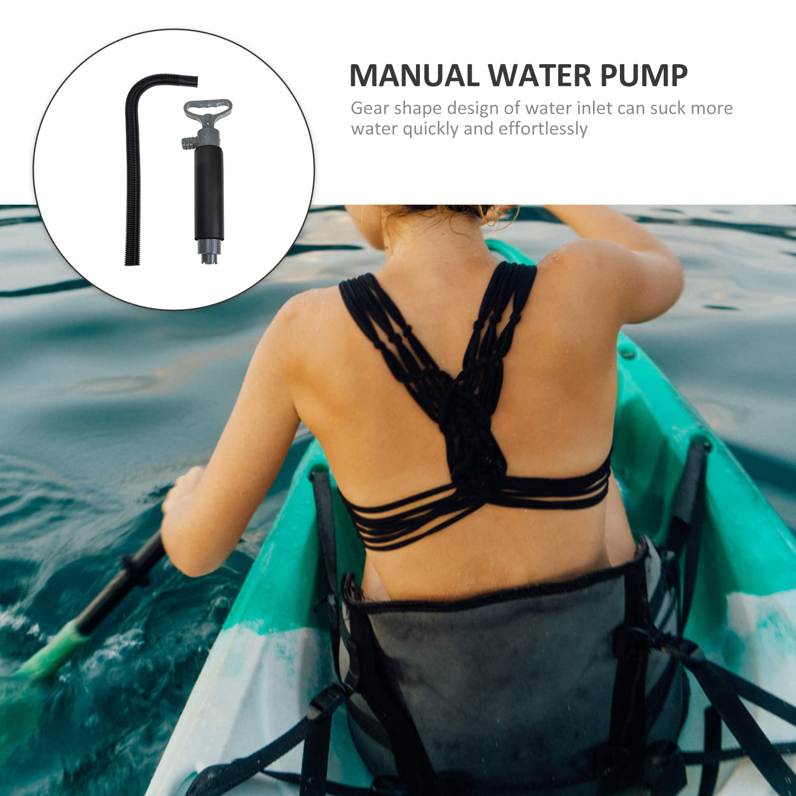 1 Set Kayak Water Pump Hand Water Pump Boat Accessories Marine Bilge Pumps for Boats Kayaks Hand Pump Bilge Pump Manual Water Pump for Kayak Hand Pump for Kayak Eva