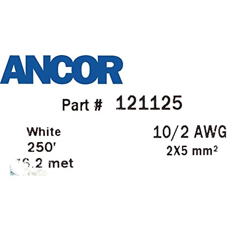 Ancor Boat Shore Duplex Cable 121125 | 10/2 AWG 250 FT Marine Wire