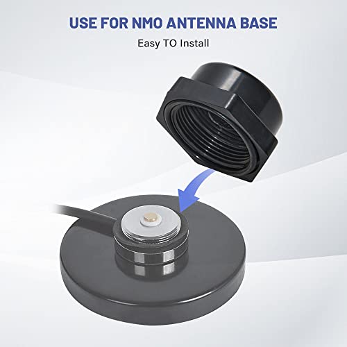 Anina Car Mobile Ham Radio NMO Mount Antenna Dual Band VHF UHF 136-174 MHz 400-470 MHz Antenna for Ham Amateur Radio Midland Radio W/NMO Rain Cap