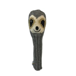 sunfish animal knit wool driver golf headcover sloth