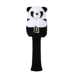 andux plush golf 460cc driver wood club head covers panda mt/mg74