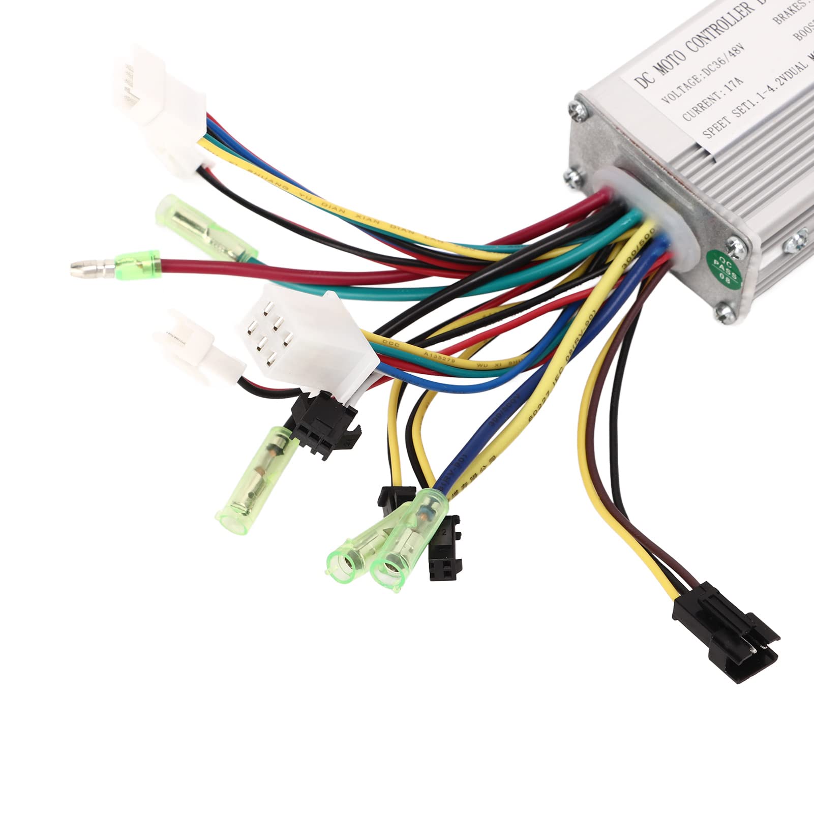 DC Motor Controller with Wire Harness Motor Controller Lithium Battery for Electric 36V 48V 17A