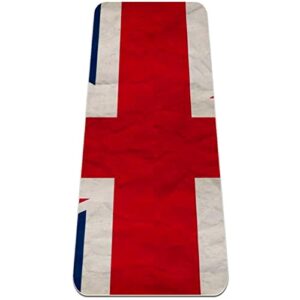 yoga mat, yoga mats for home workout, workout mat, exercise mats, pilates mat, british flag pattern