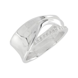 Silpada 'Big Night Out’ Sterling Silver Cubic Zirconia Ring, Size 10, Size 10