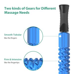 Sportneer Adjustable Ankle Weights+Handheld EVA Foam Roller Massage Stick