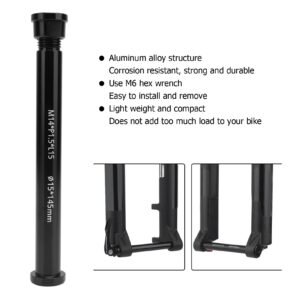 OUKENS Bike Wheel Fork Axle, Bicycle Passthrough Axle Hub Adapter Mountain Bike Front Fork Barrel Axle Aluminum Alloy Compact Structure Wheel Fork Axle Quick Release Tilt Adapter Conversion