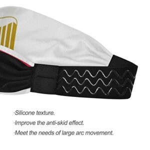 Unisex Workout Headbands Egypt-Egyptian-Flag-Soccer Elastic Yoga Sweatband Stretchy Sports Hairband