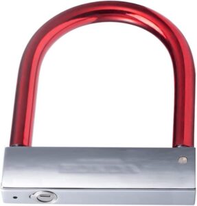 dulasp anti-theft lock bike u lock heavy duty u lock with keys for bikes electric bikes and scooters internal bicycle u-shaped lock