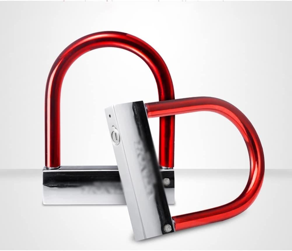 DULASP Anti-Theft Lock Bike U Lock Heavy Duty U Lock with Keys for Bikes Electric Bikes and Scooters Internal Bicycle U-Shaped Lock