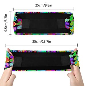 Unisex Workout Headbands Prismatic-Peace-Sign Elastic Yoga Sweatband Stretchy Sports Hairband