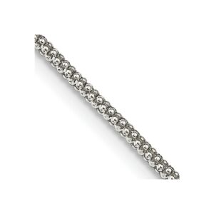 Sterling Silver 1.6mm Corona Chain - Length 20"