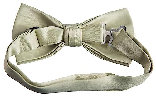 Tuxgear Mens Bow Tie and Adjustable Stretch Suspender Sets, Light Sage, 48" Mens (Light Sage, 48" Mens)