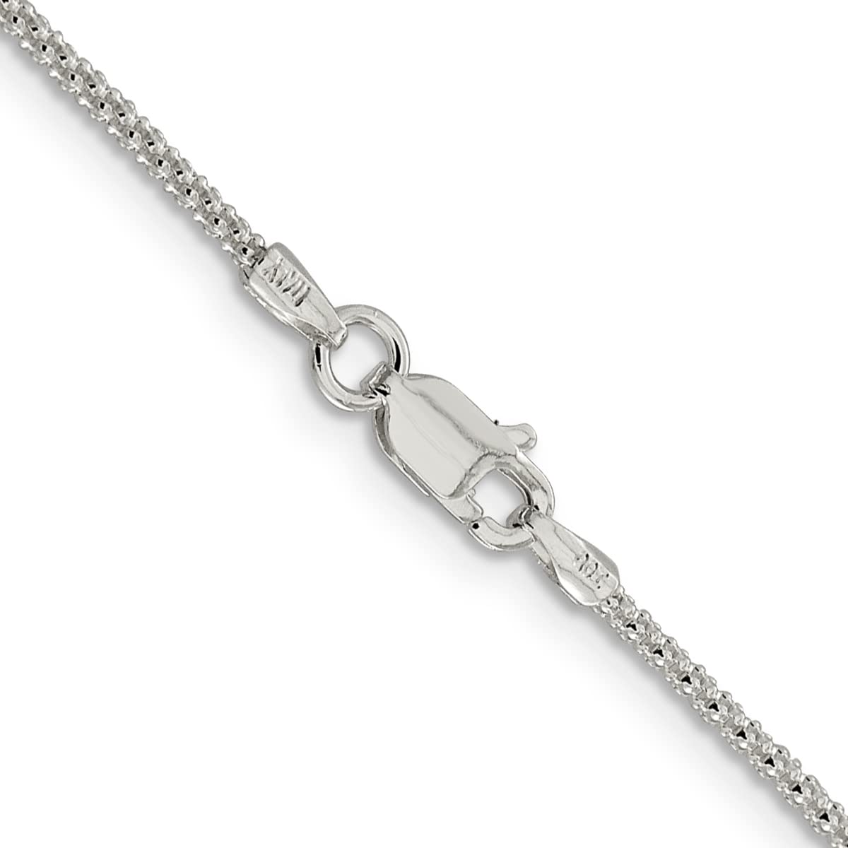 Sterling Silver 1.6mm Corona Chain - Length 20"