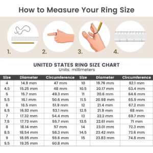 Jelafu Customized 1CT Moissanite Halo Engagement Ring for Women Gold Plated Sterling Silver Solitaire Engagement Ring D Color VVS1 Clarity Round Diamond Promise Ring Wedding Ring Size: 4-15