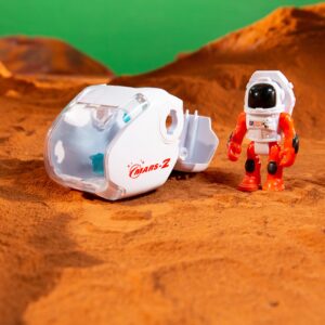 ASTRO VENTURE Space Shuttle Toy, Mars Mission Spaceship for Kids with Lights and Sound, Astronaut Figure, Capsula and Accessories, Fun Space Gift Toys for Any Mission & Adventure