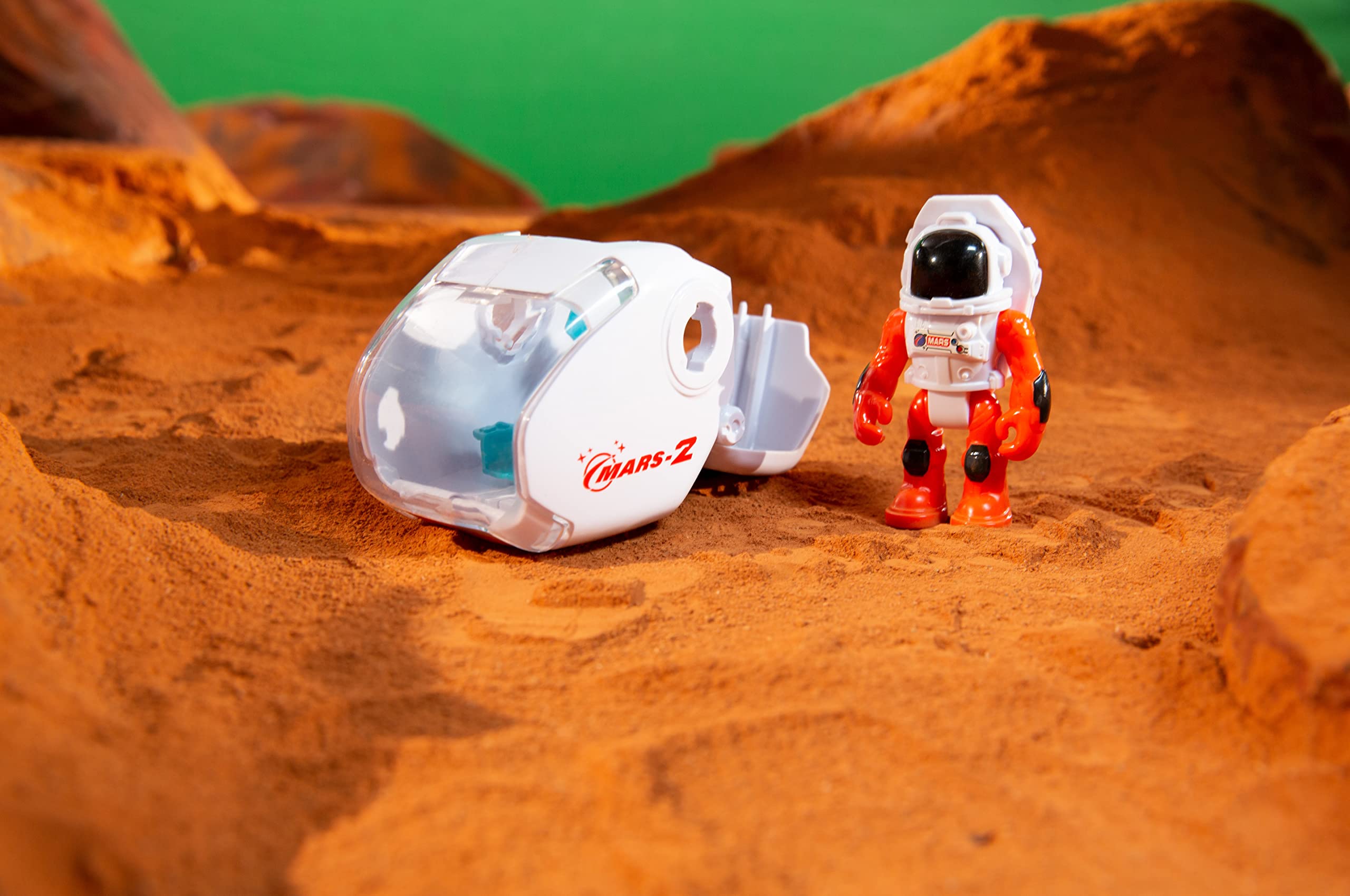 ASTRO VENTURE Space Shuttle Toy, Mars Mission Spaceship for Kids with Lights and Sound, Astronaut Figure, Capsula and Accessories, Fun Space Gift Toys for Any Mission & Adventure