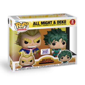 pop! animation all might & deku 2 pack my hero academia exclusive