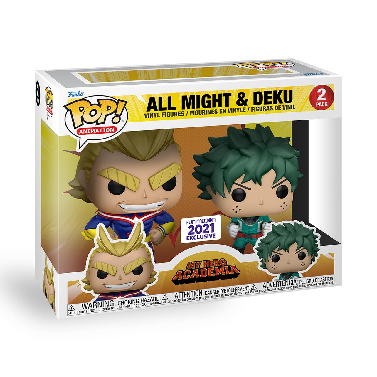 POP! Animation All Might & Deku 2 Pack My Hero Academia Exclusive