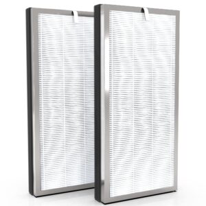 vegebe replacement air filter, compatible with ma40 air purifier; vegebe 3-in-1 h13 true hepa air filter, compatible with medify air air purifier. 2 pack