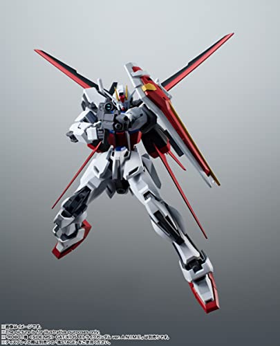 TAMASHII NATIONS - Mobile Suit Gundam SEED - AQM/E-X01 Aile Striker & Option Parts Set, Bandai Spirits The Robot Spirits