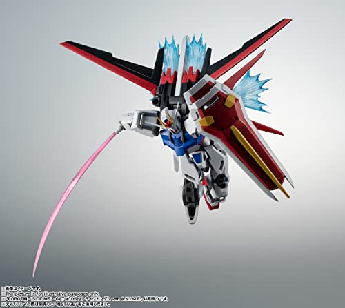 TAMASHII NATIONS - Mobile Suit Gundam SEED - AQM/E-X01 Aile Striker & Option Parts Set, Bandai Spirits The Robot Spirits