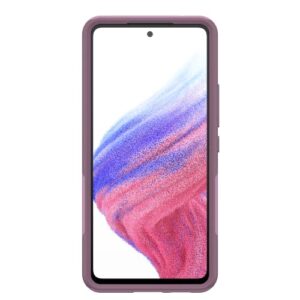 otterbox samsung galaxy a53 5g commuter series lite case - mavens way, slim & tough, pocket-friendly, with open access to ports and speakers (no port covers), pink