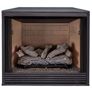 ProCom 36in. Universal Ventless Firebox Insert - Zero Clearance Design - Model# PC36VFC, Black