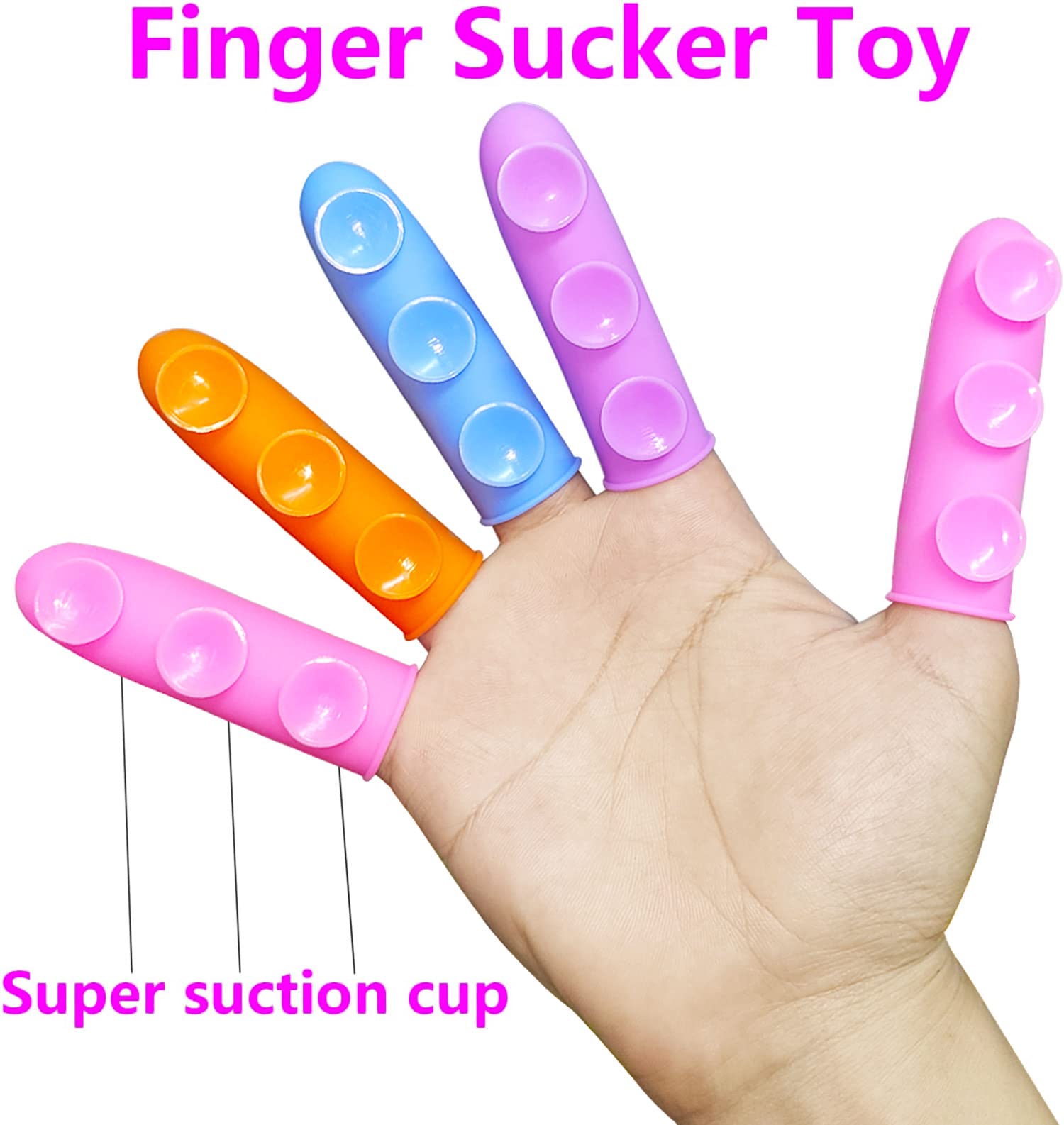 Fidget Toys,5PCS Squid Sucker Toys Finger Sucker Toys for Kids and Adults Anxiety Relief ADHD Autism Decompression Christmas Stuffing Gift Classroom Gift