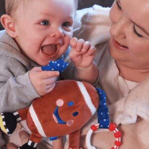 Baby Football Toy for Babies | Your Baby's First Football Buddy | Suitbable from Birth Onwards | Part of The LITTLE SPORT STAR® Baby Collection