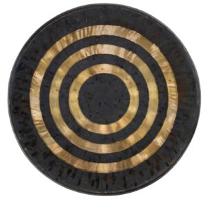 unlimited solar flare gongs - 10". includes traditional chinese gong, mallet & rope/lathed bronze/concentrated & controlled tone/for sound healing, meditation & yoga