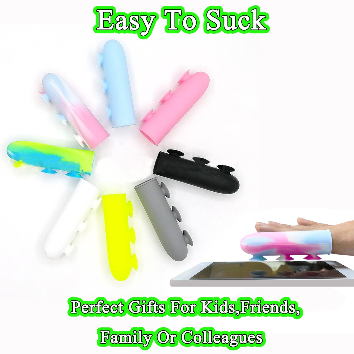 Fidget Toys,5PCS Squid Sucker Toys Finger Sucker Toys for Kids and Adults Anxiety Relief ADHD Autism Decompression Christmas Stuffing Gift Classroom Gift