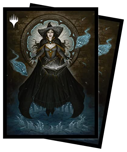 Ultra PRO - Magic: The Gathering Battle for Baldur's Gate, Commander Legend 100ct Card Sleeves (Tasha, The Witch Queen) - Protect Your Collectible Trading Cards with ChromaFushion Technology