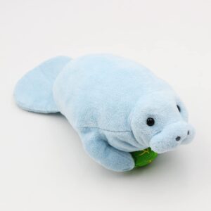 okidg 7inch Simulation Manatee Plush Toy Lifelike Sea Cow Stuffed Animal Doll