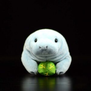 okidg 7inch Simulation Manatee Plush Toy Lifelike Sea Cow Stuffed Animal Doll