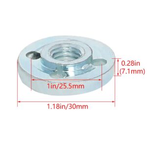 Heyiarbeit 10 set Replacement Angle Grinder Inner Outer Flange Set for Bosch 100